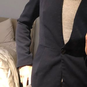 H&M | Jackets & Coats | Hm Navy Onebutton Blazer | Poshmark
